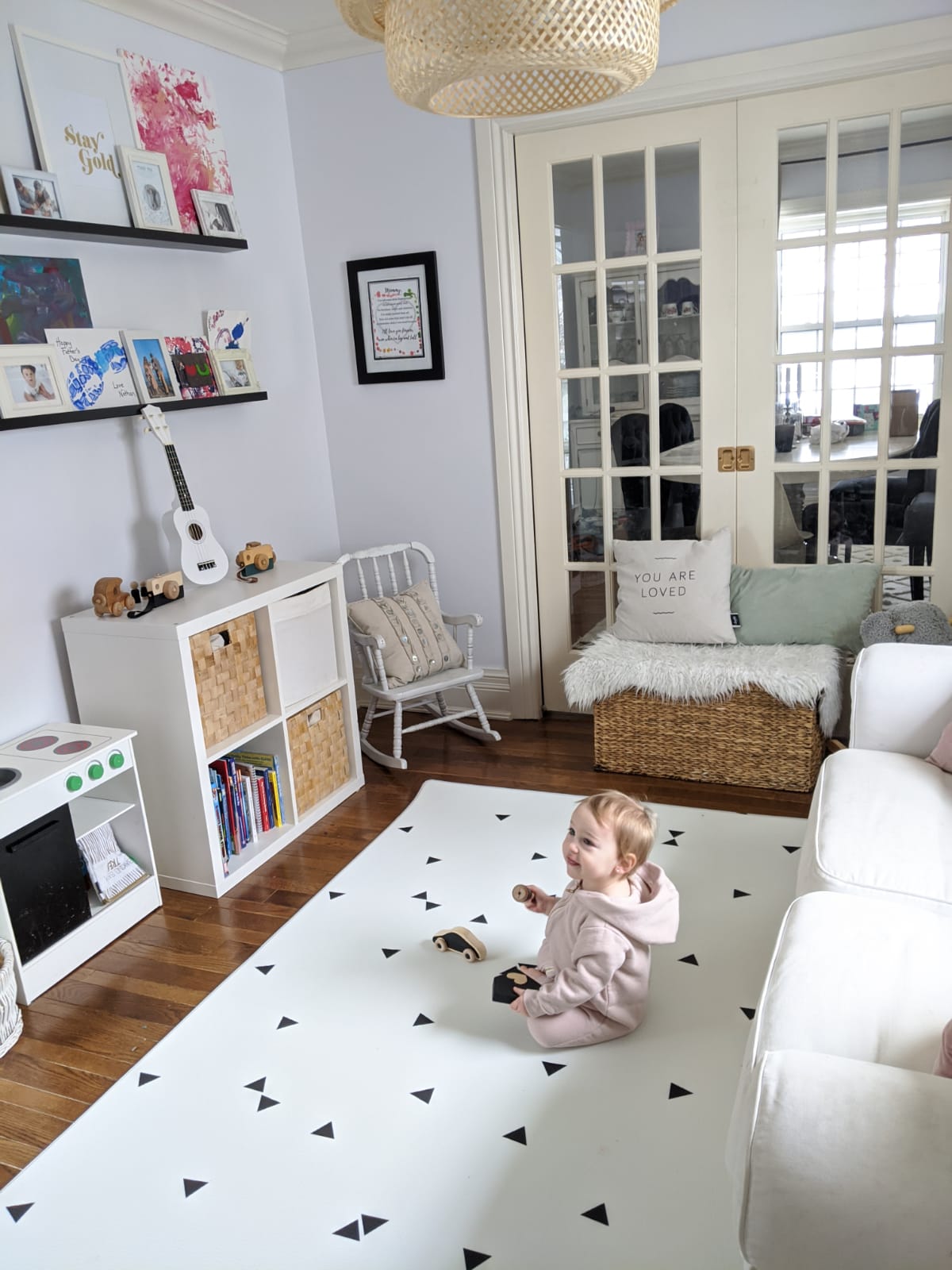 Creating a Playroom out of our Dining Room